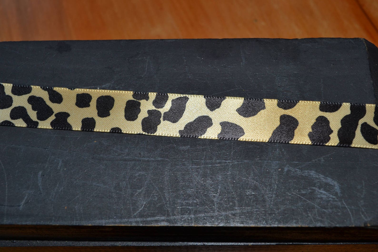 5 Yd Jacquard Multi-color Checkerboard Ribbon or Leopard Satin Ribbon ...