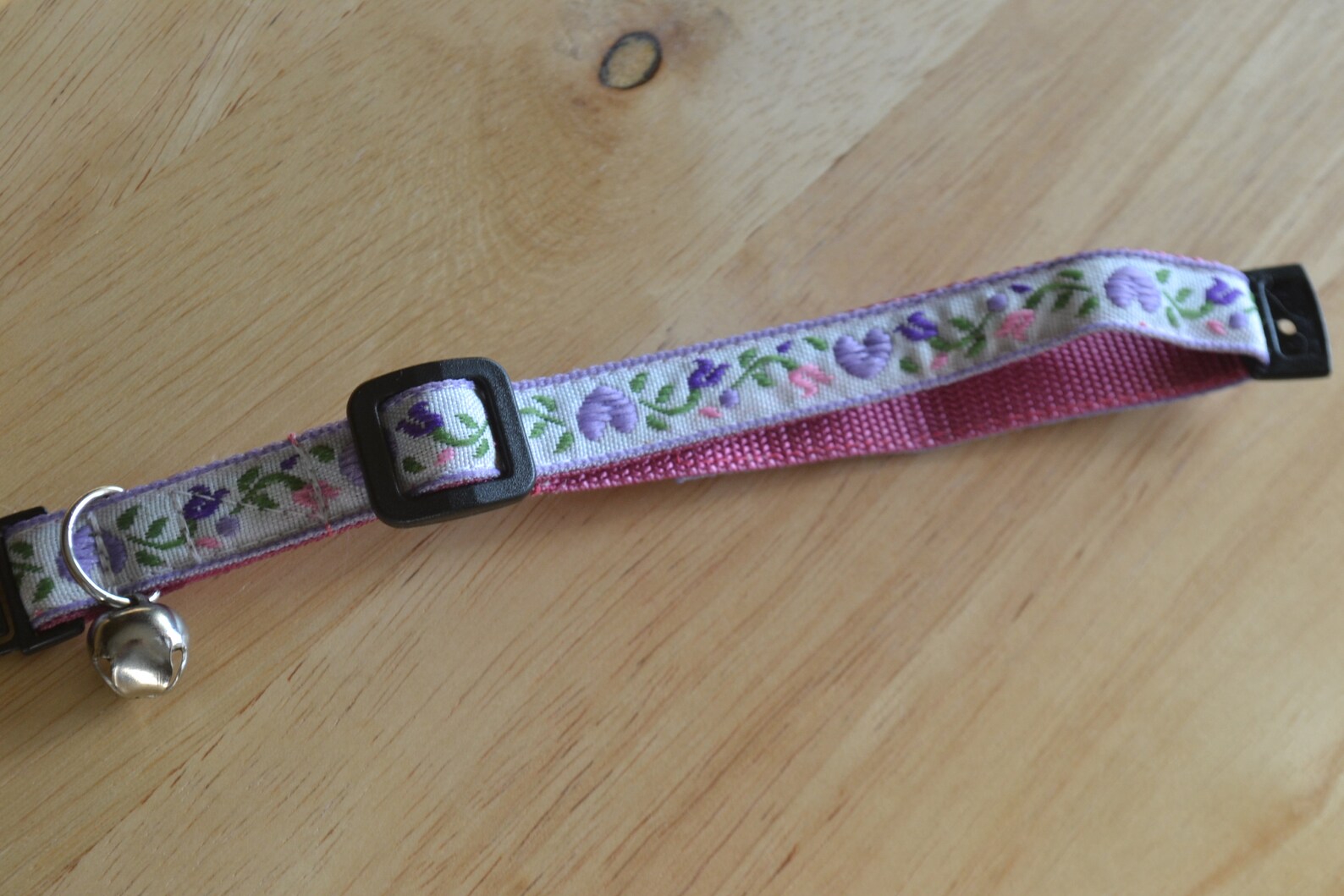 Cat Collars Ribbon Trim is Hearts in Red and Blue on White or | Etsy