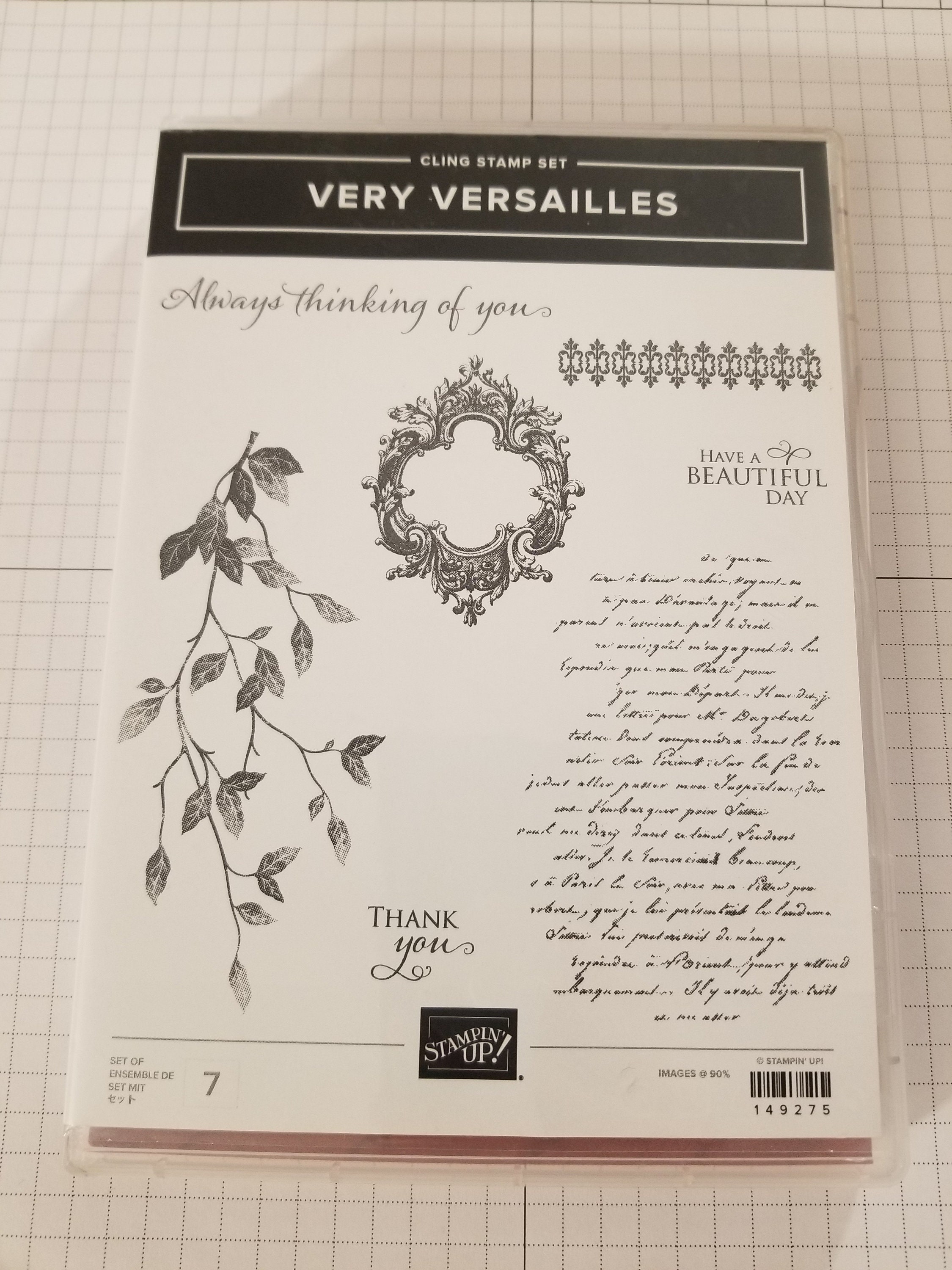 Stampin Up Cling Stamp Set - munimoro.gob.pe