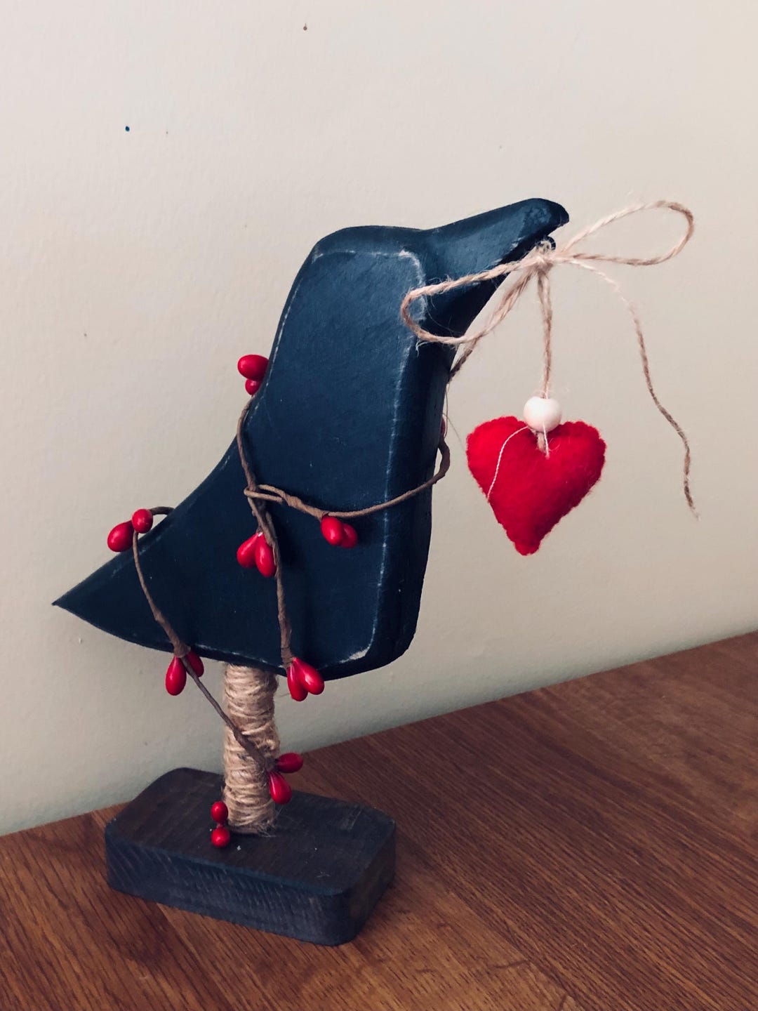 Primitive Home Decor / Primitive Crow /room Decor / Shelf Sitter ...