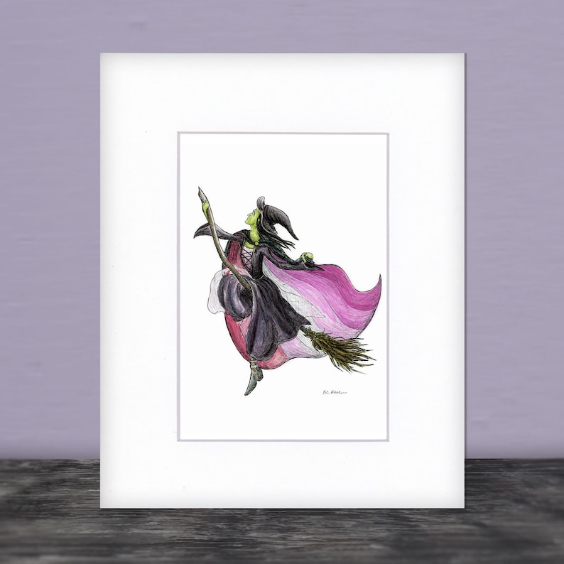 072 Pride Monsters Lesbian Witch Horror Fantasy LGBTQ Art Print - Etsy