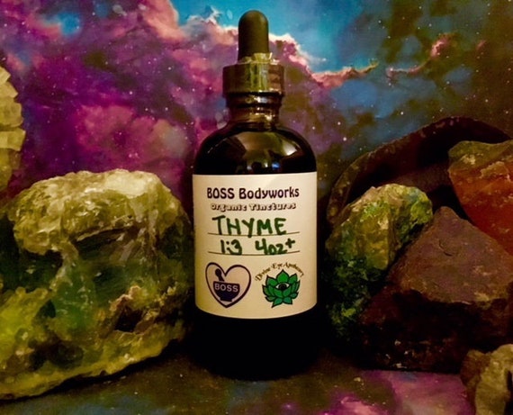 Organic THYME Tincture Thymus sp Herbal Extract extra | Etsy