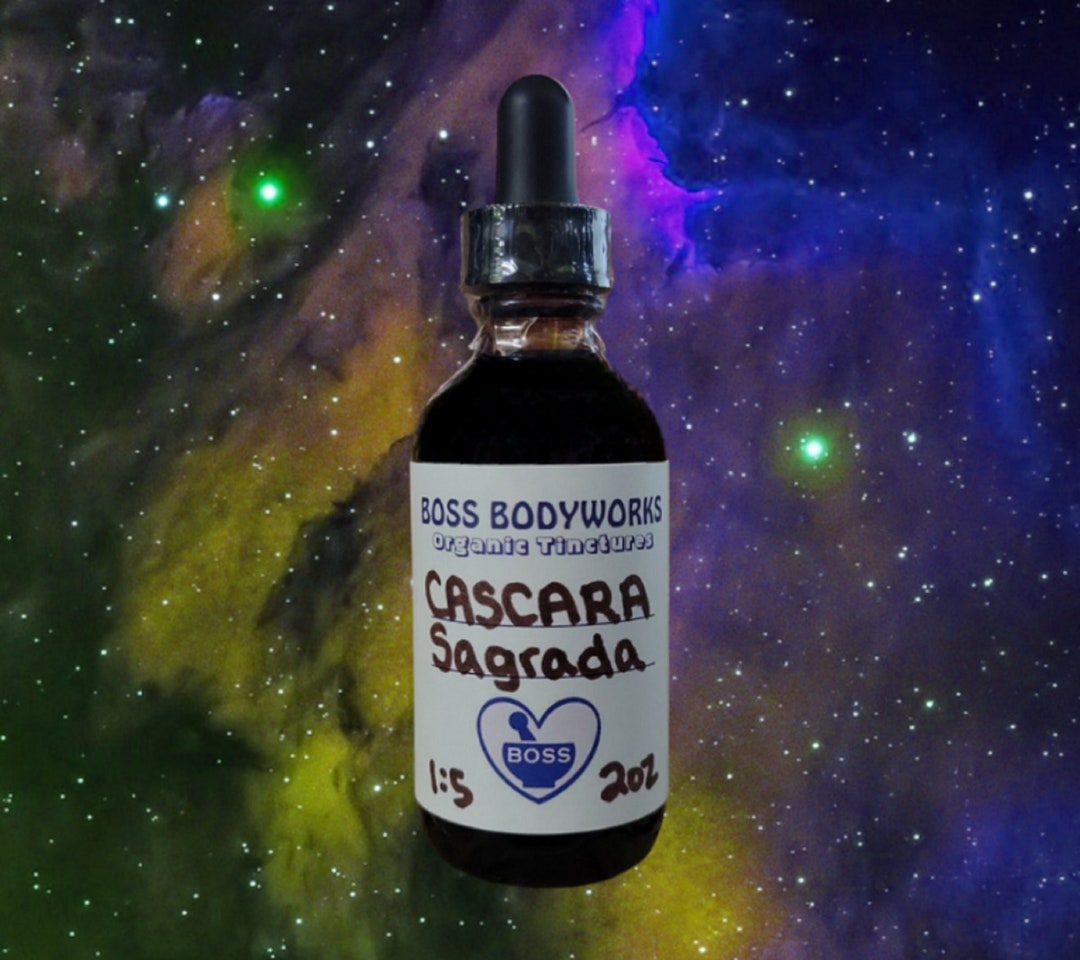 Organic CASCARA SAGRADA BARK Tincture - Frangula Purshiana Herbal ...
