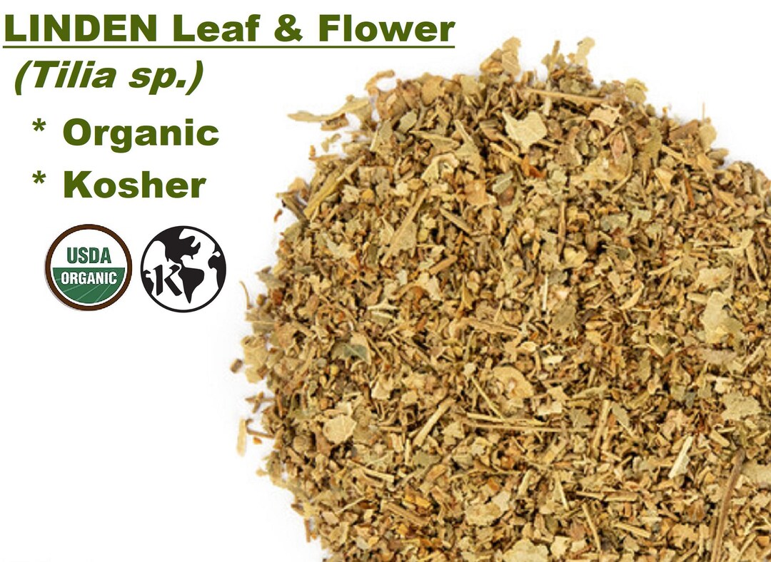 Organic LINDEN LEAF & FLOWER - Tilia Sp. Dried Herb - Etsy