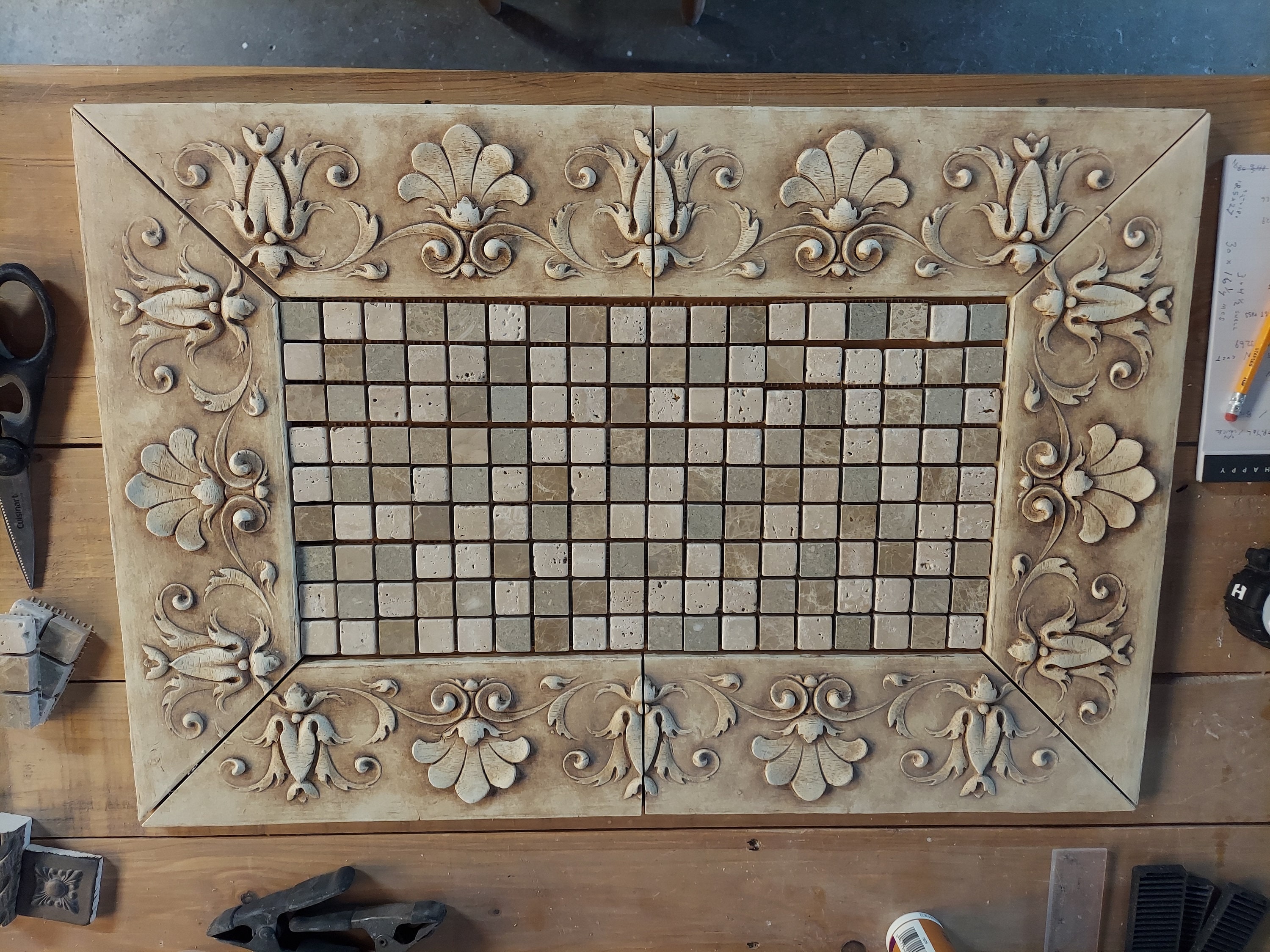 Ceramic Tile Medallion or Mural for Your Kitchen Backsplash. 4.5 ...