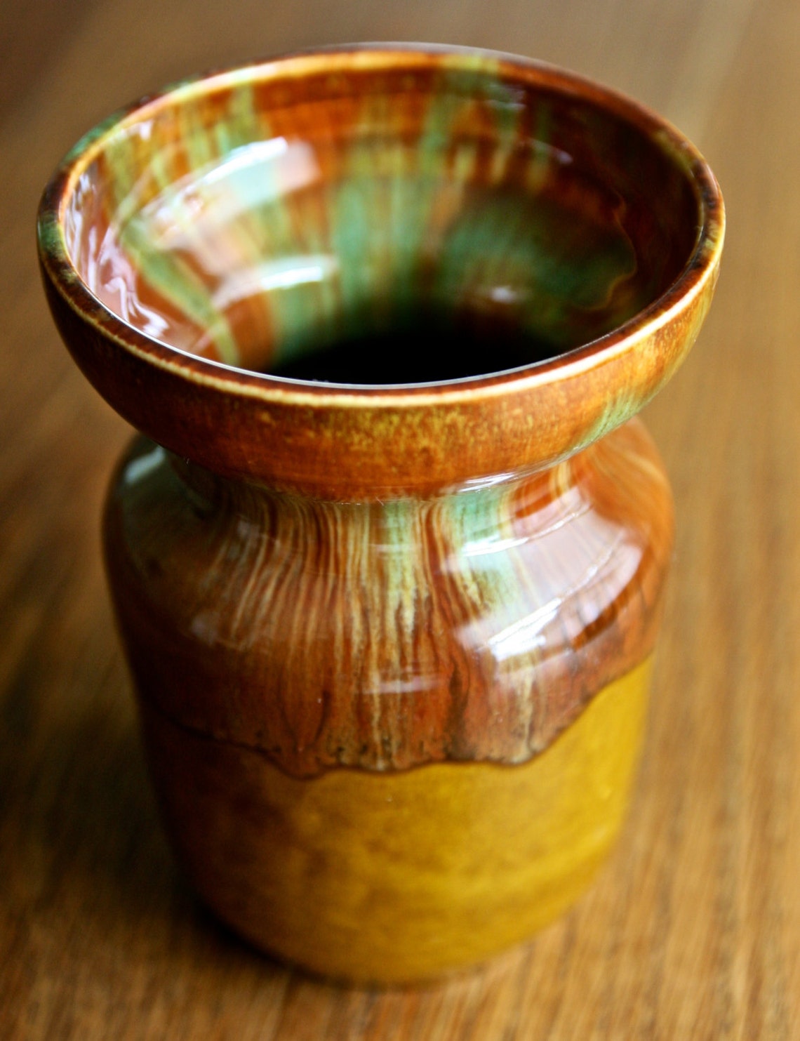 Vintage Dryden Pottery Pinched Vase - Etsy