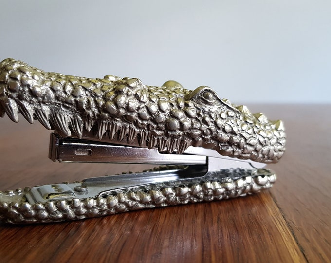 Vintage Rare Collectible Royal Selangor Pewter Alligator Crocodile ...