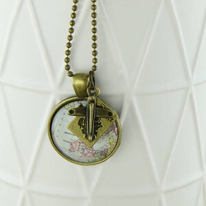 England great Britain Map With a Passport and Plane Charm - Etsy