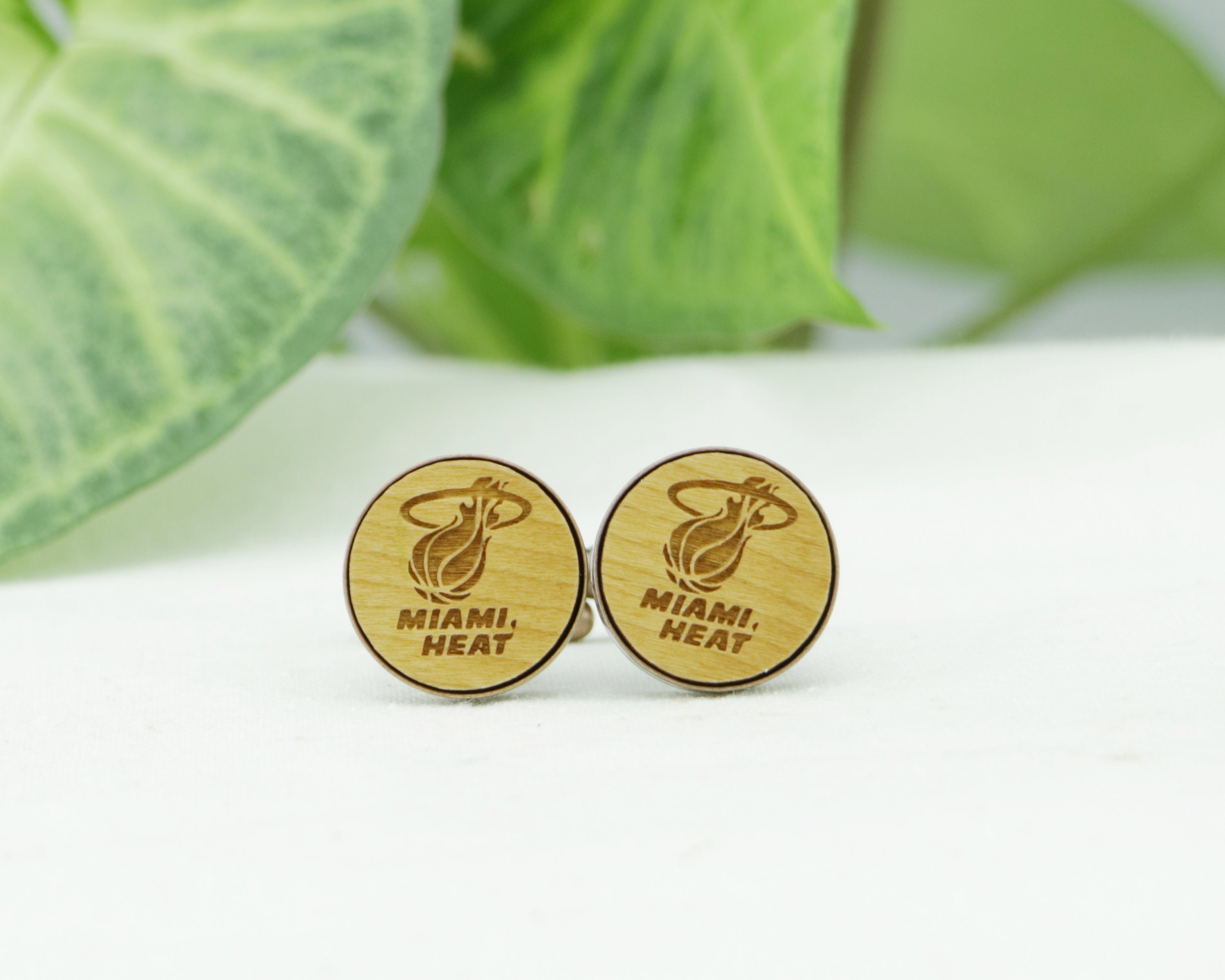 Basketball Laser Cut Wood Cufflinks cufflinks groomsman | Etsy