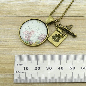 England great Britain Map With a Passport and Plane Charm - Etsy