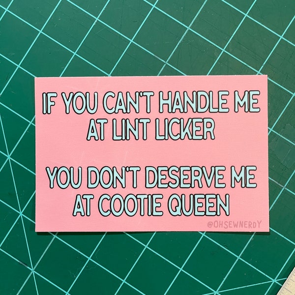 Lint Licker Cootie Queen - Etsy