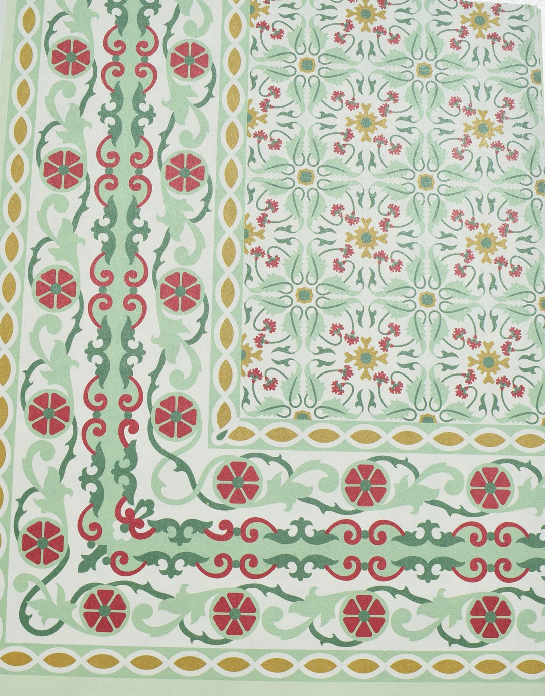 Decorative Paper, Tile Design, Bordered Design Paper Decoupage Paper ...