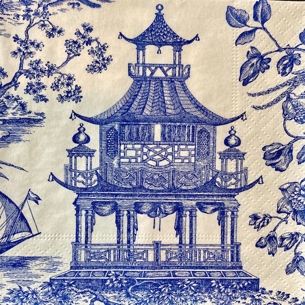 Blue Willow Paper - Etsy