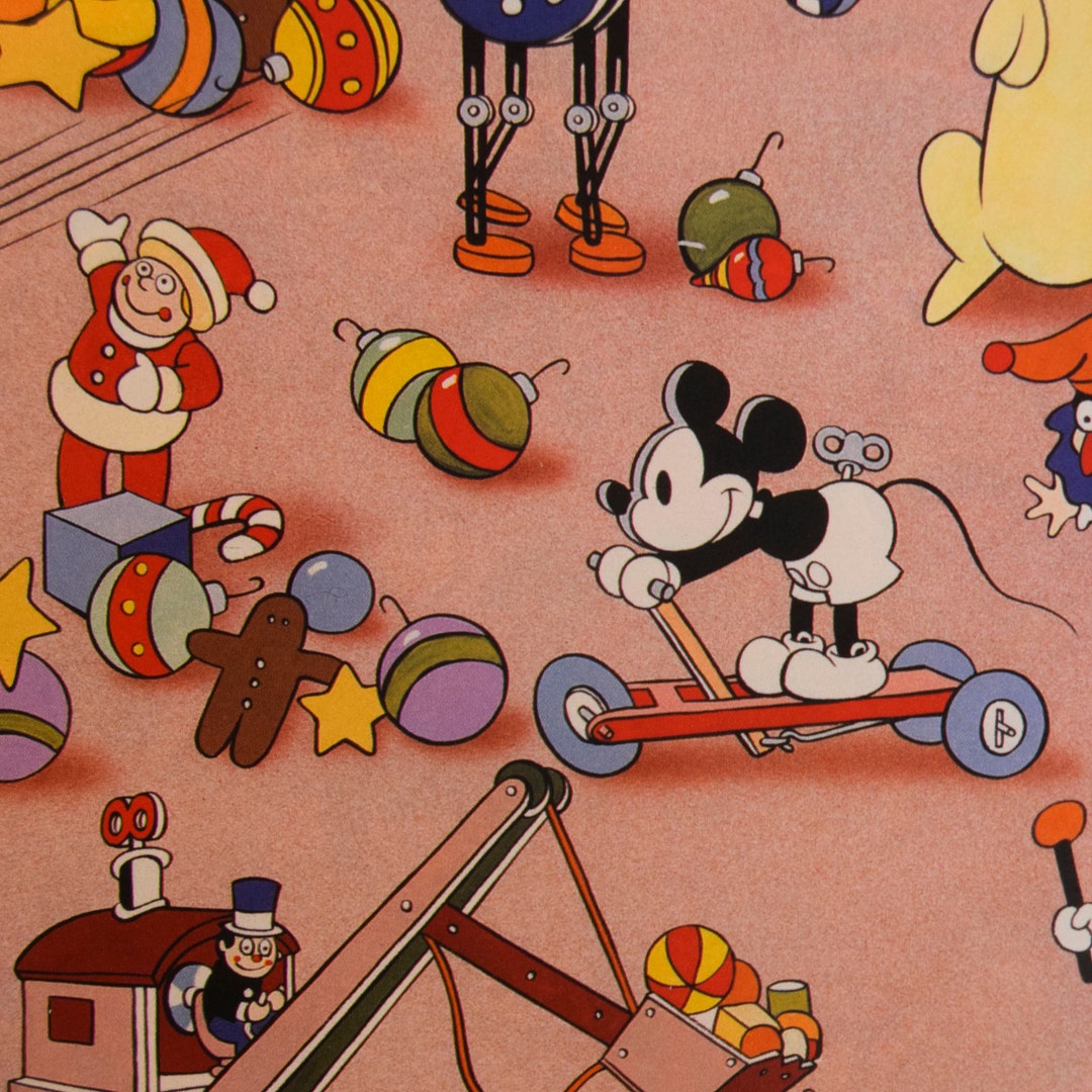 Kids Paper Vintage Paper Mickey Mouse Paper Toy Paper - Etsy