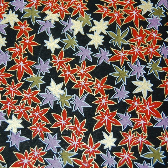 Origami Craft Supplies & Tools JAPANESE MAPLE LEAF Chiyogami Origami ...