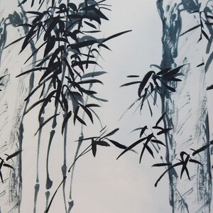 Japanese Bamboo Art Print: Asian Script Paper, Collage Sheets (2 ...