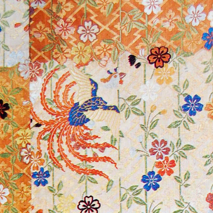Phoenix Kimono Design Paper: Japanese Scrapbooking, Decoupage (two 8.5" X 11" Sheets) - Etsy