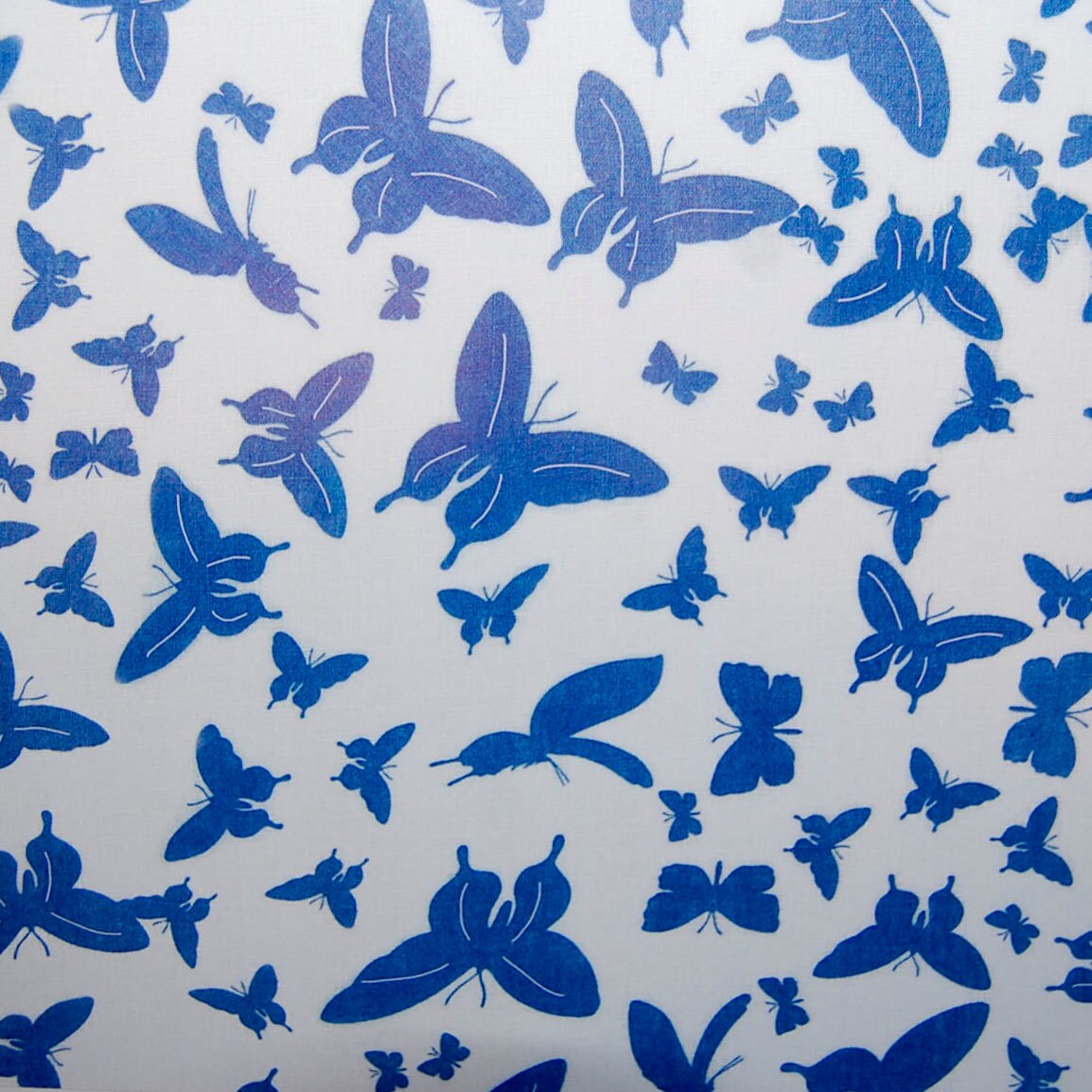 Decorative Paper Japanese Blue & White Butterflies Design | Etsy