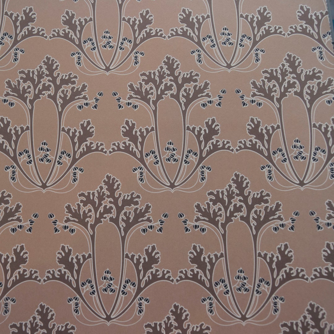 Art Deco Design, Coral Reef, Matte Paper, Decorative Paper, Collage ...