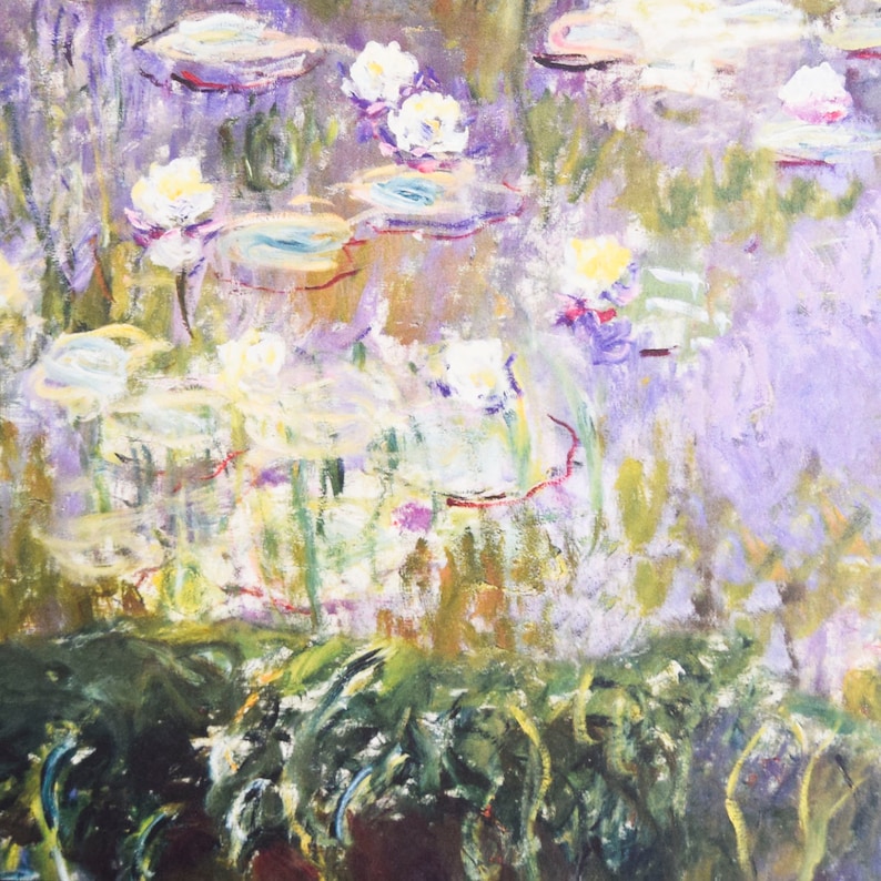 Water Lilies by Monet Monet Paper Scrapbook Paper Collage - Etsy