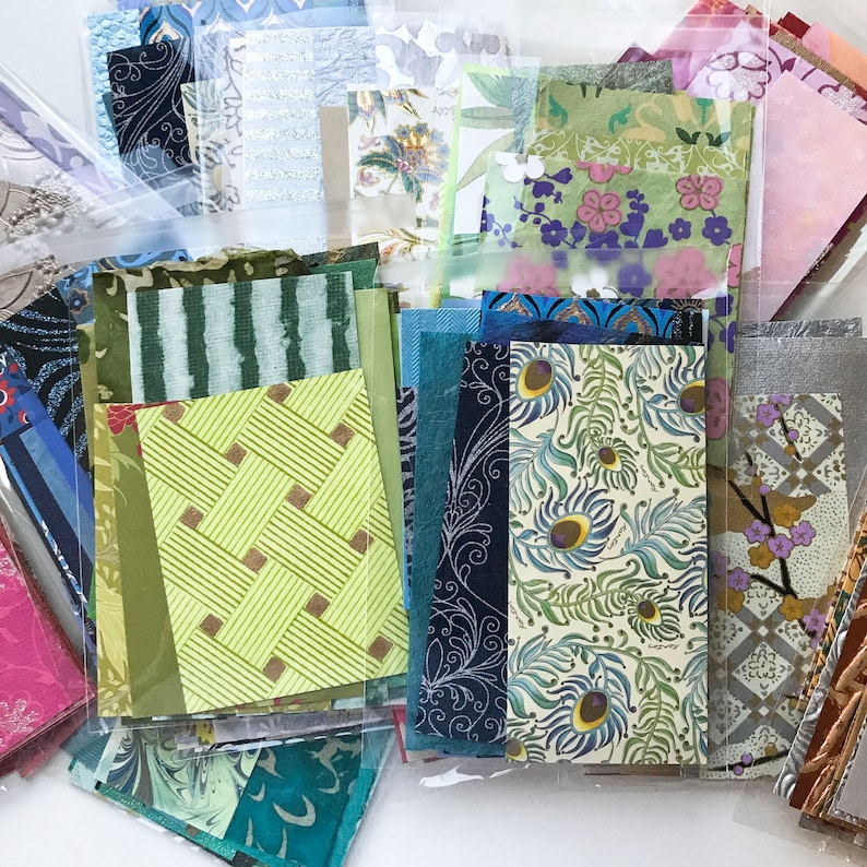 Color Paper Scrap Pack Gorgeous Paper Pack Assorted Papers | Etsy UK