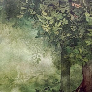 Forest Scenes Paper, Shades of Green, Fine Paper Pack, 8 Different ...