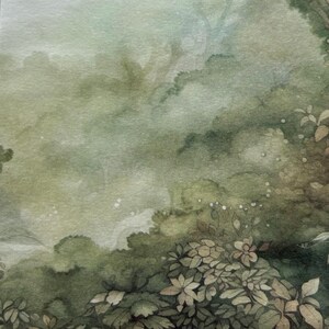 Forest Scenes Paper, Shades of Green, Fine Paper Pack, 8 Different ...