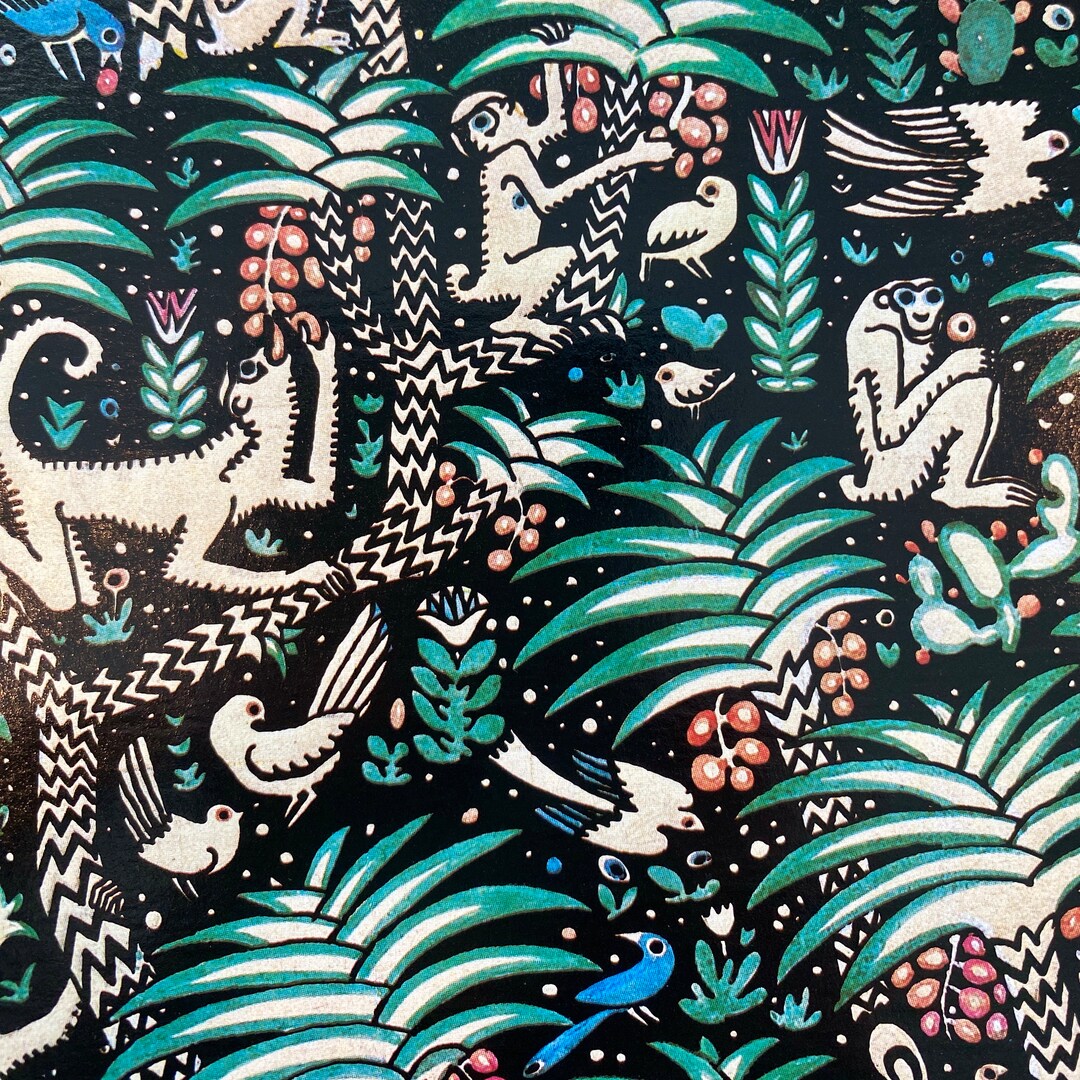 Decoupage, Art Deco Design, Jungle Monkeys, Decorative Paper, Collage ...