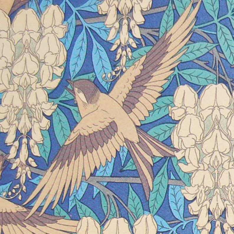 Art Nouveau Wisteria And Bird Decoupage Paper Wrapping Paper Etsy art-nouveau-wisteria-and-bird-decoupage-paper-wrapping-paper-etsy