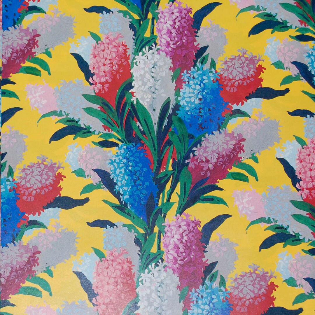 Vintage French Hyacinth Decoupage Paper: Floral Scrapbooking, Gift Wrap ...