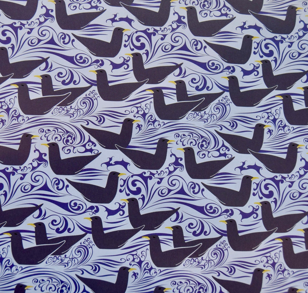 Art Deco Decoupage Paper: Swimming Birds, Collage, Junk Journal (two ...
