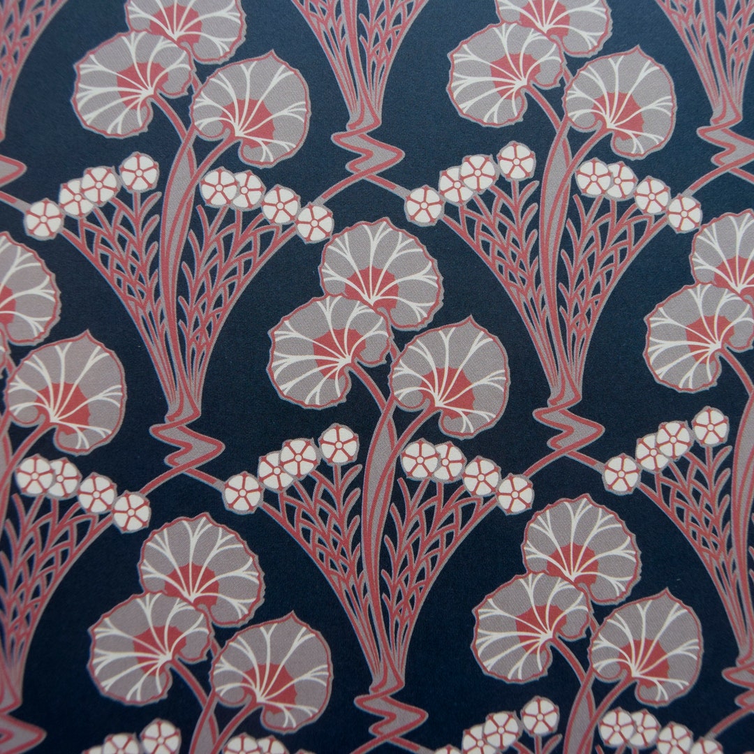 Art Deco Design Floral Design Matte Paper Decorative Paper - Etsy