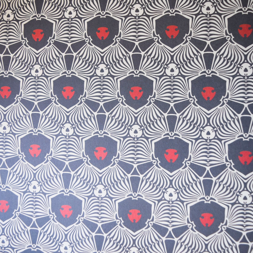 Decoupage Paper, Art Deco Design, Black, Red and White, Decorative ...