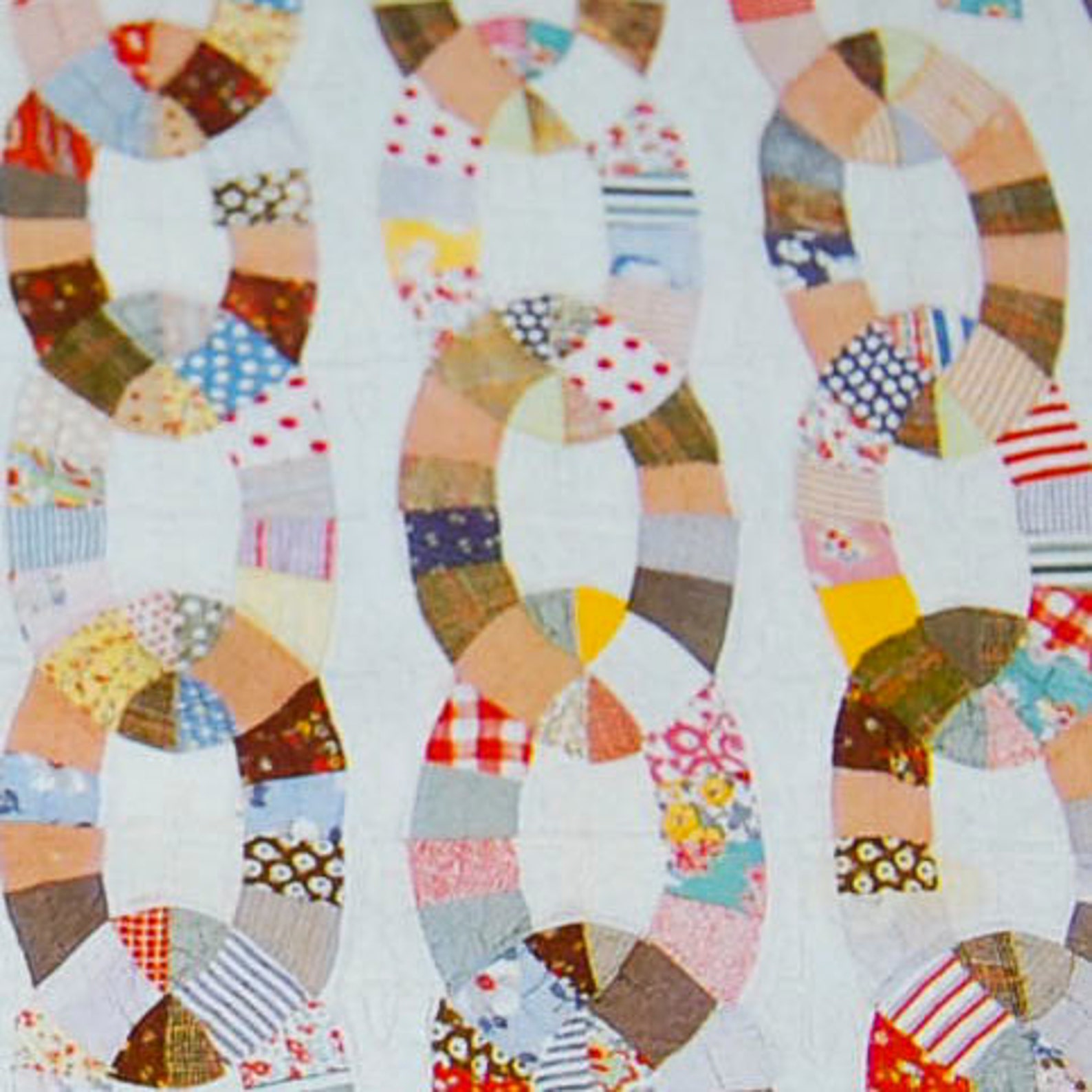 Chain Quilt Decoupage Paper American Patchwork Quilt - Etsy