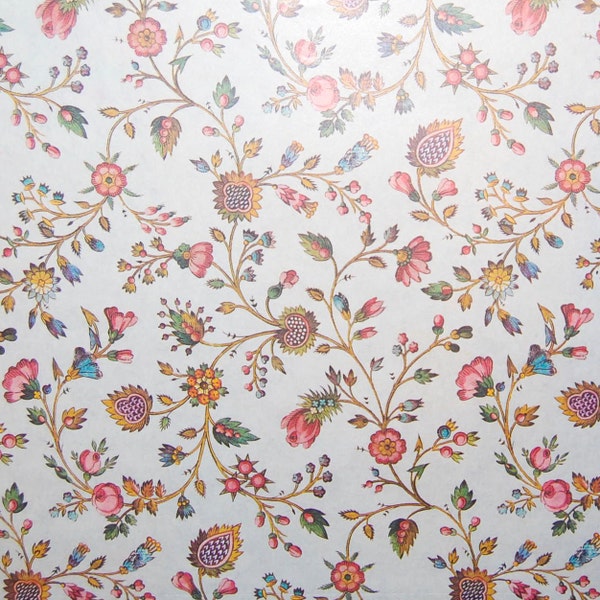 Vintage Floral Paper - Etsy