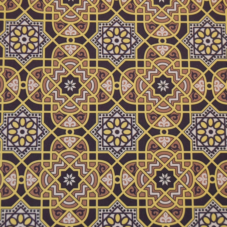 Moroccan Tile Decorative Paper: Scrapbooking, Decoupage (8.5" X 11", 2 ...