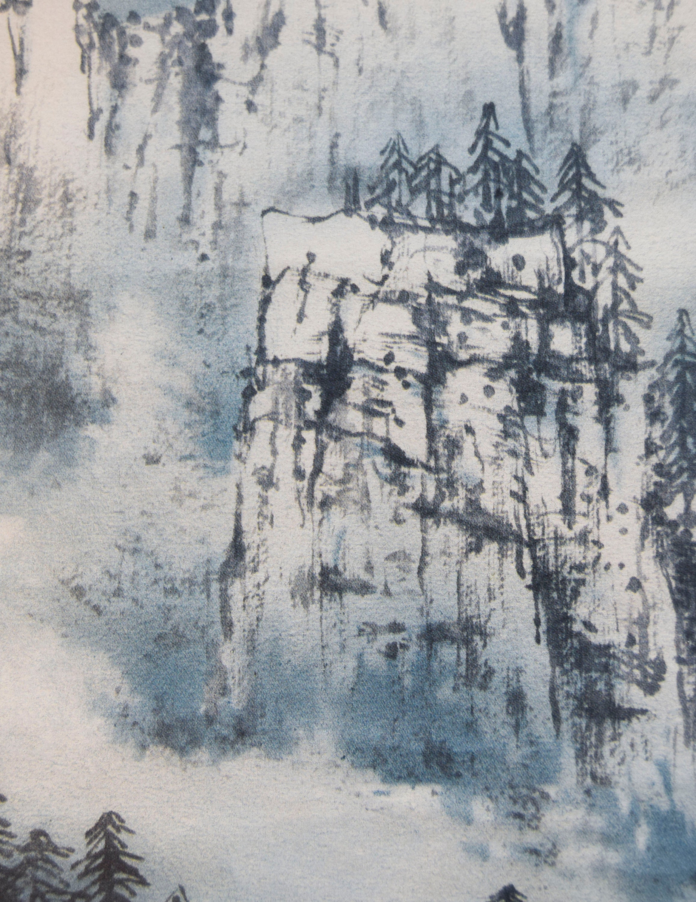 Japanese Art Paper: Cherry Blossoms & Misty Cliffs (2 Designs) - Etsy