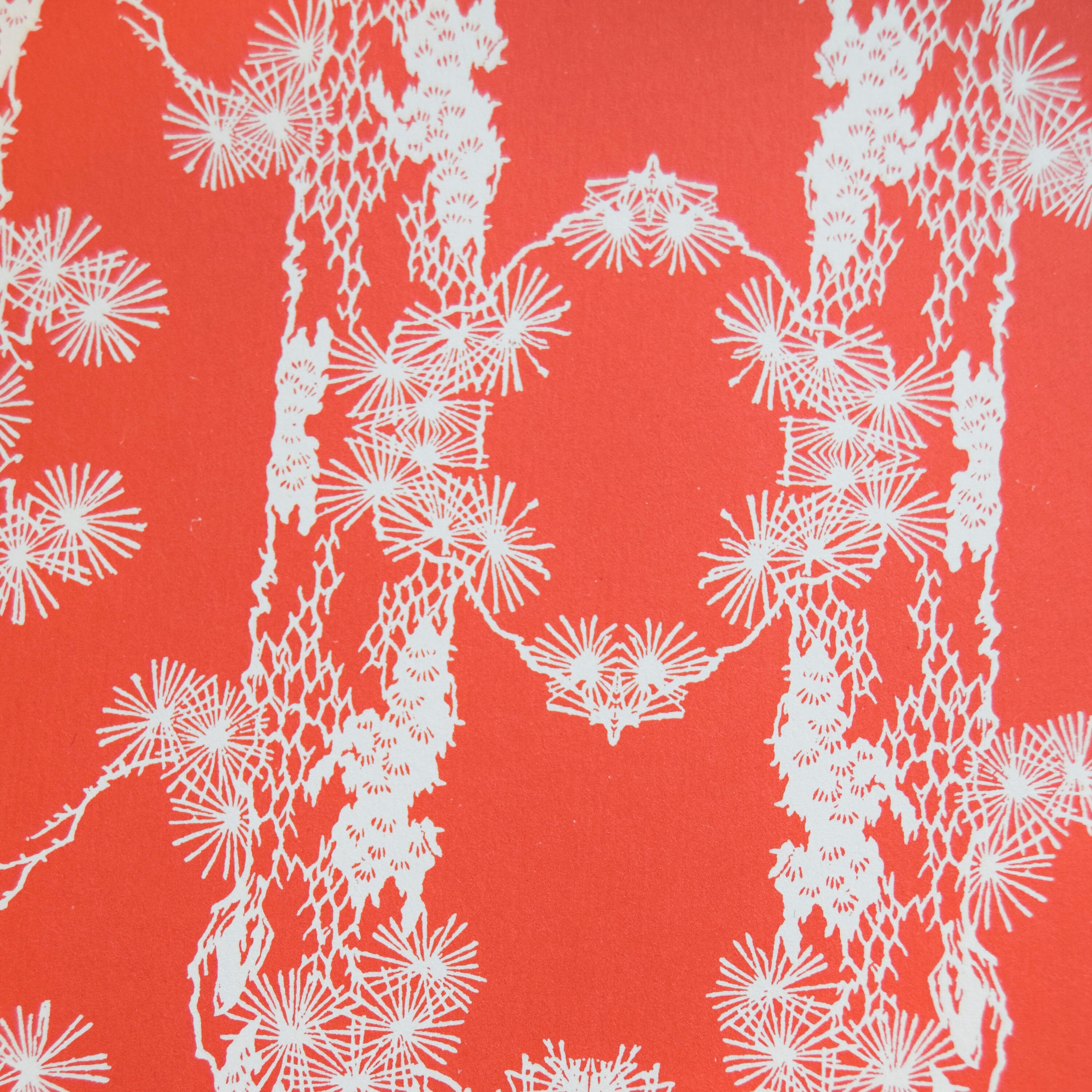 Decorative Paper Japanese Red and White Design Japanese Tree | Etsy