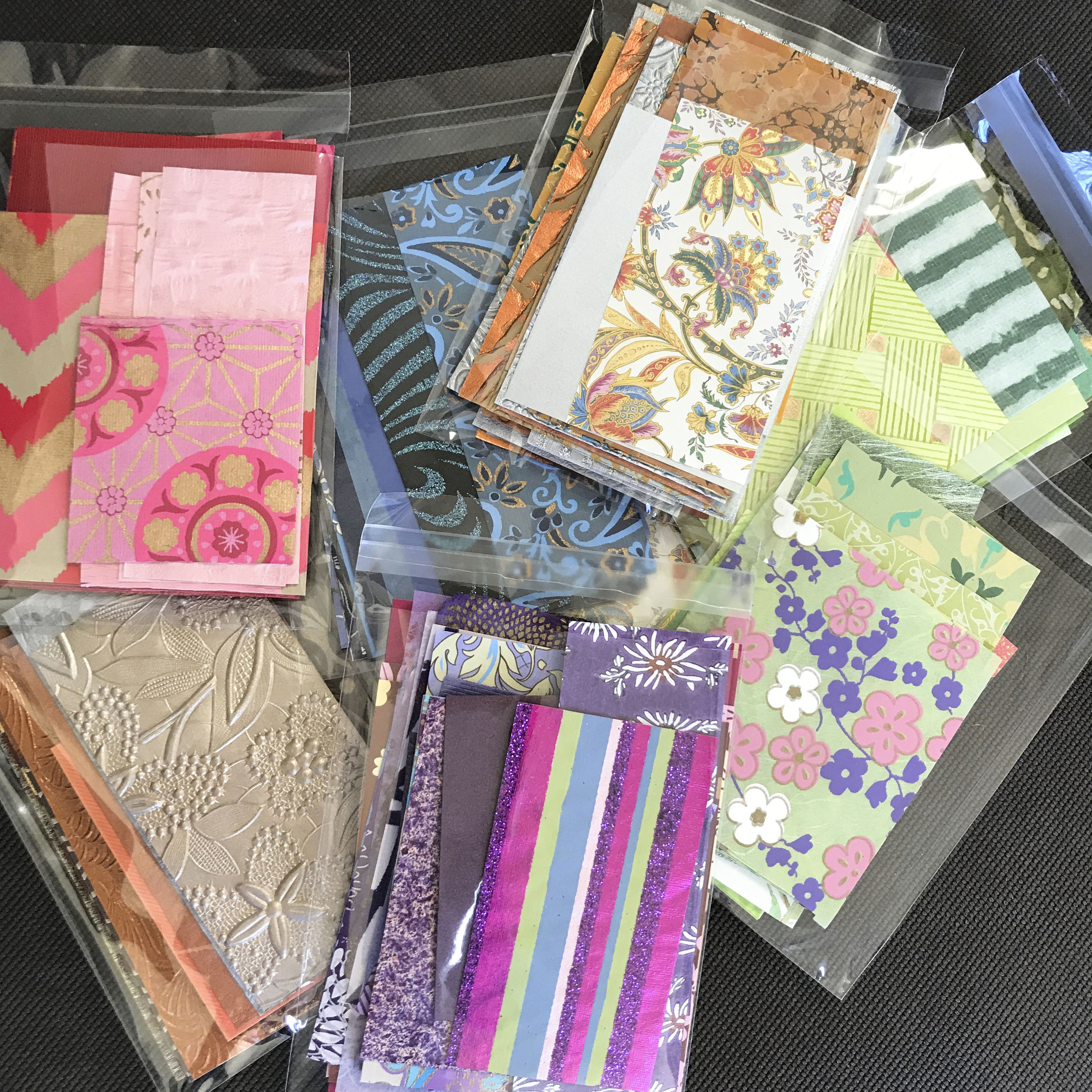 Color Paper Scrap Pack Gorgeous Paper Pack Assorted Papers | Etsy UK