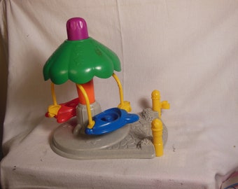 Vintage Fisher Price Play Family Merry-go-round 111, Made in USA 1972 ...