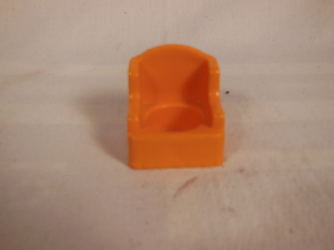 Vintage Fisher Price--orange Wing Chair-1 1/2" Across - Etsy