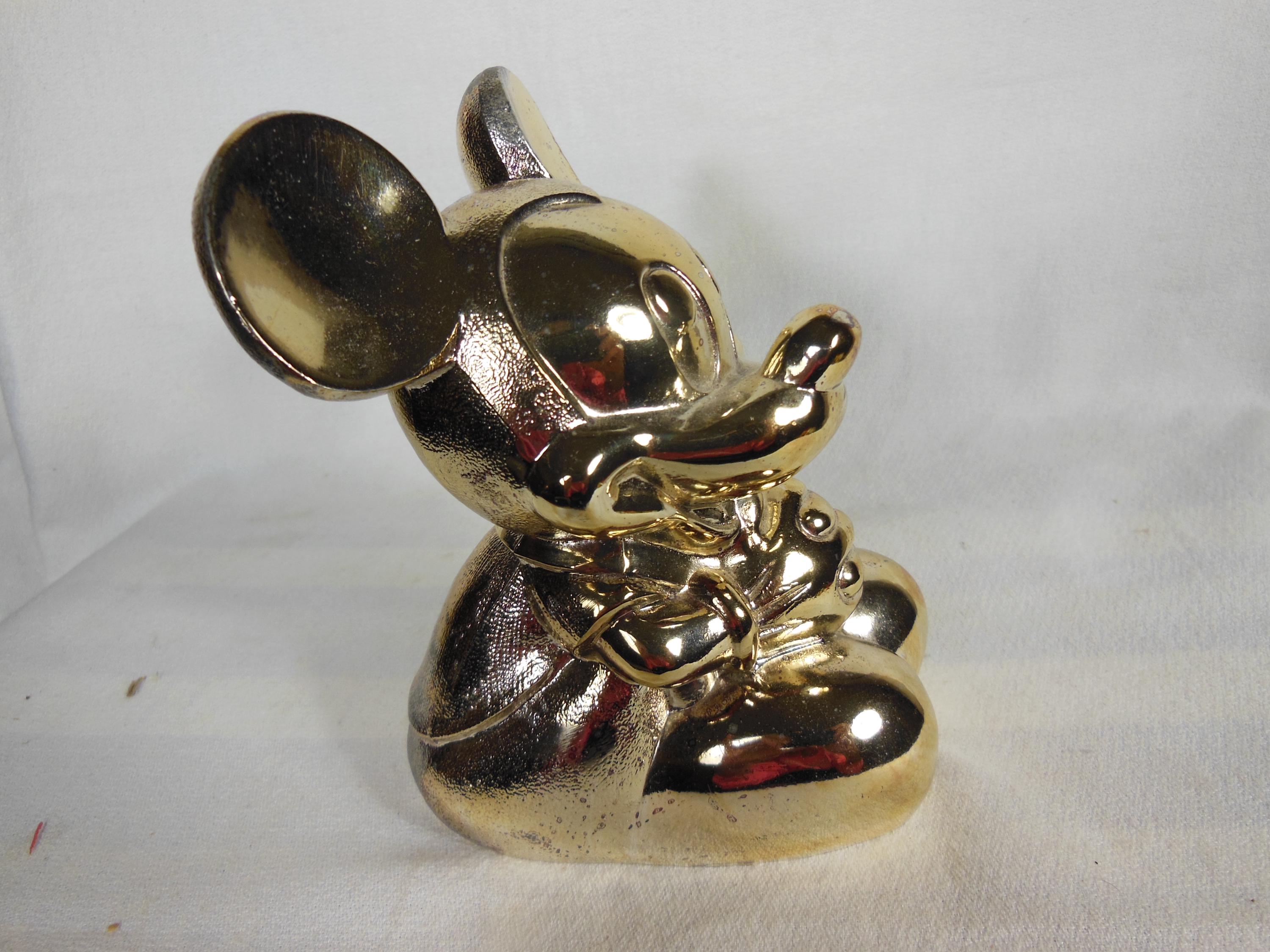 Vintage-walt Disney--mickey Mouse-reed and Barton Silverplated Bank - Etsy