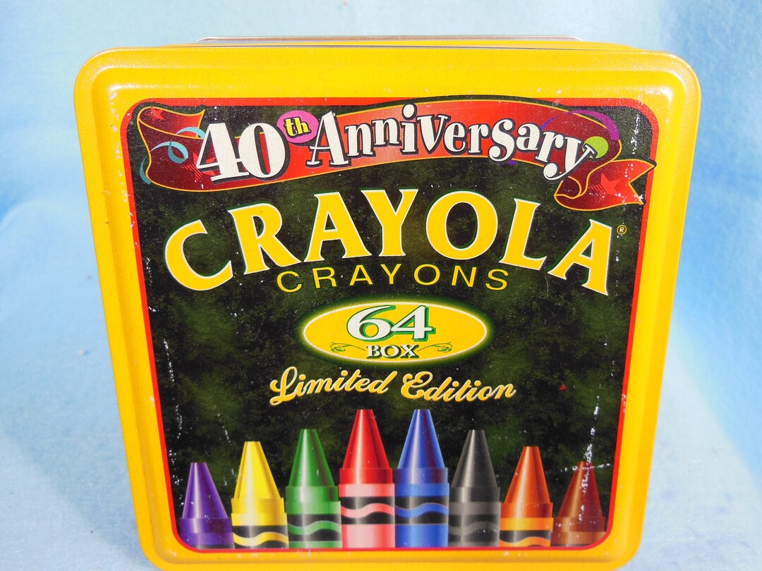 Vintage-crayola Crayons 40th Anniversary of the 64 Box - Etsy Australia
