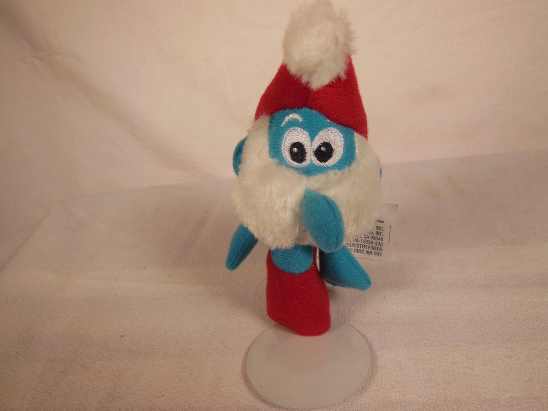 Vintage-2000-papa Smurf Finger Puppet-made for Macys - Etsy