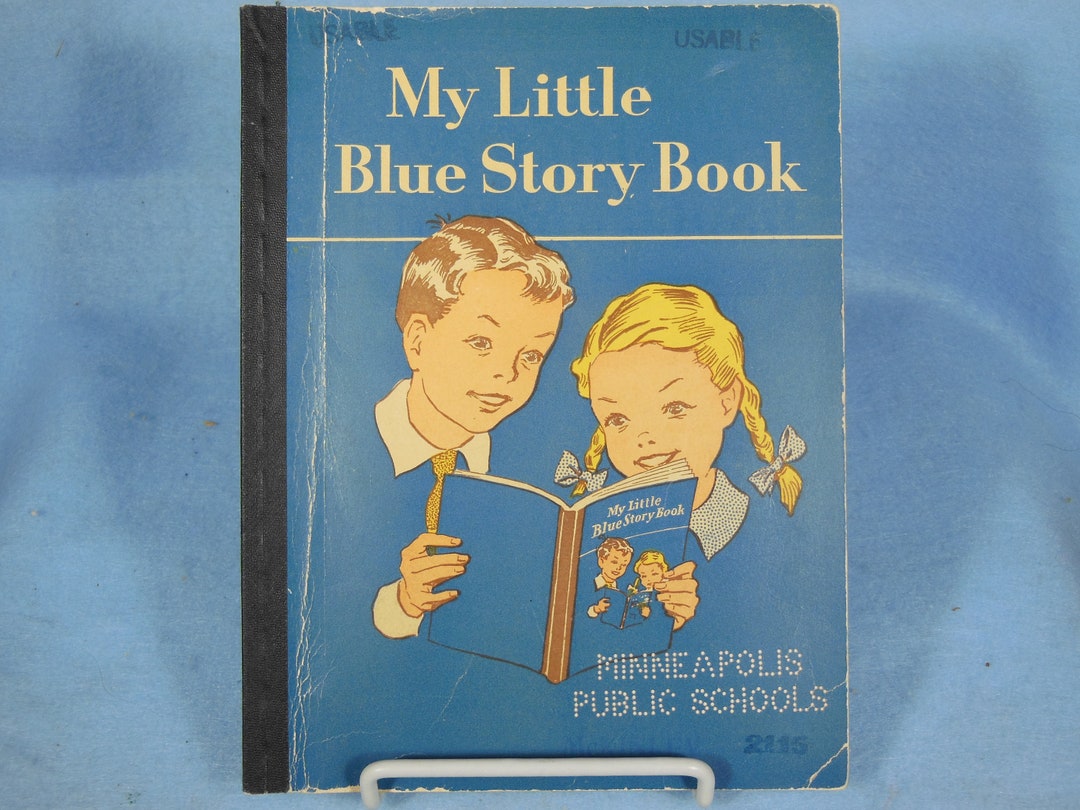 Vintage-my Little Blue Book-third Pre-primer by Ginn and Company-1949 ...
