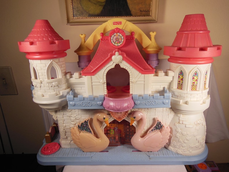 Vintage Fisher Price-precious Places-swan Castle-building Only - Etsy UK