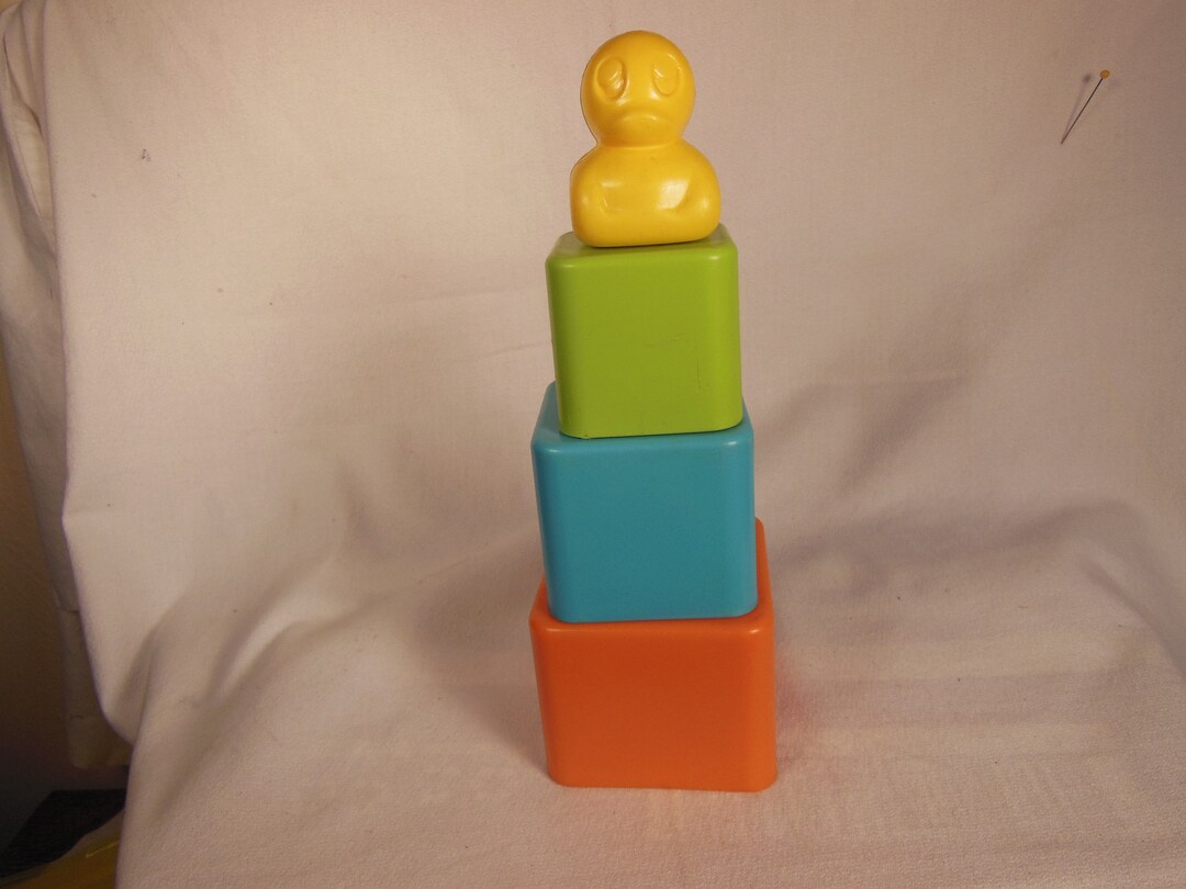 Vintage-fisher Price-stacking Toy Polyethylene - Etsy