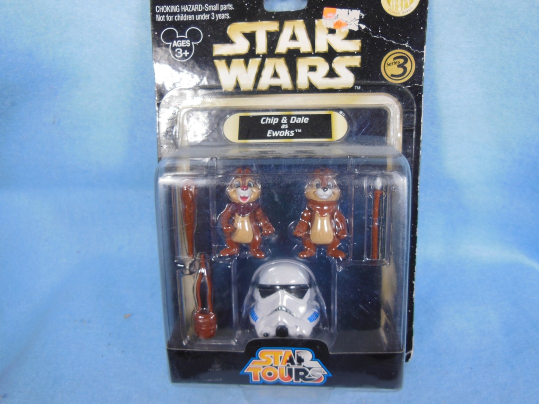 Vintage-walt Disney-star Wars-chip and Dale as Ewoks in Original ...