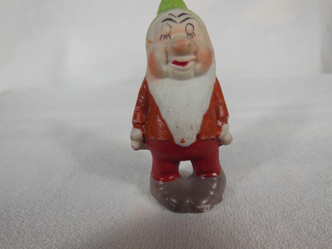 Vintage-disney--sleepy Dwarf-21/2 " Tall--bisque - Etsy