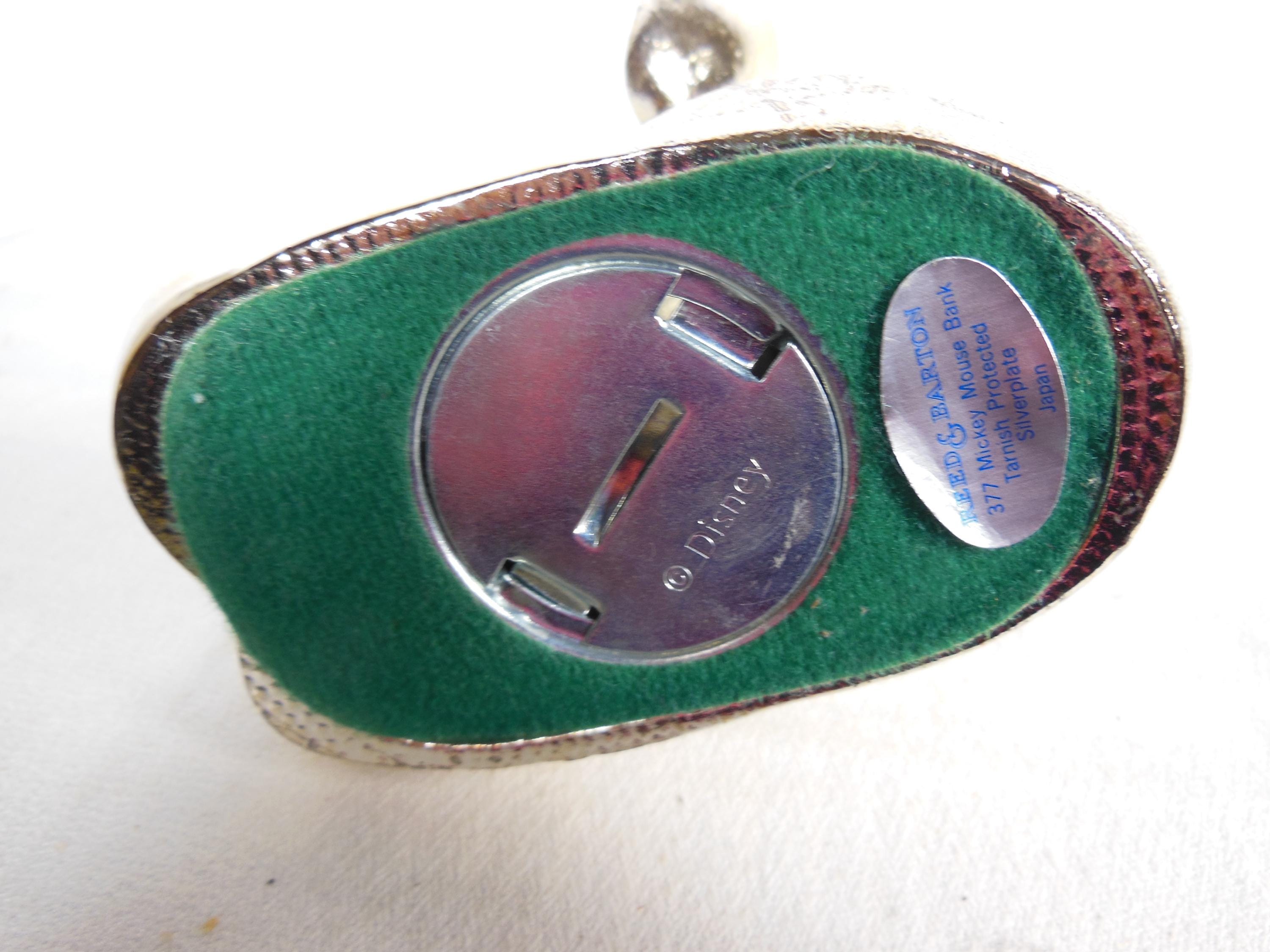 Vintage-walt Disney--mickey Mouse-reed and Barton Silverplated Bank - Etsy